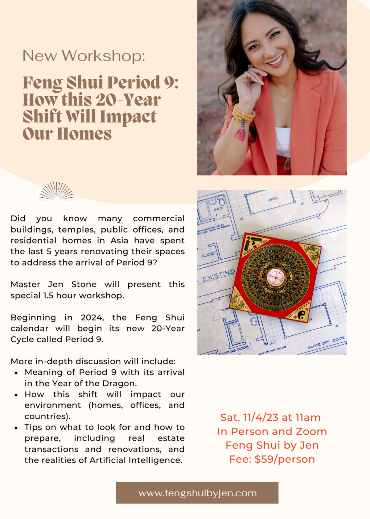 Calendar of Events – Feng Shui By Jen®