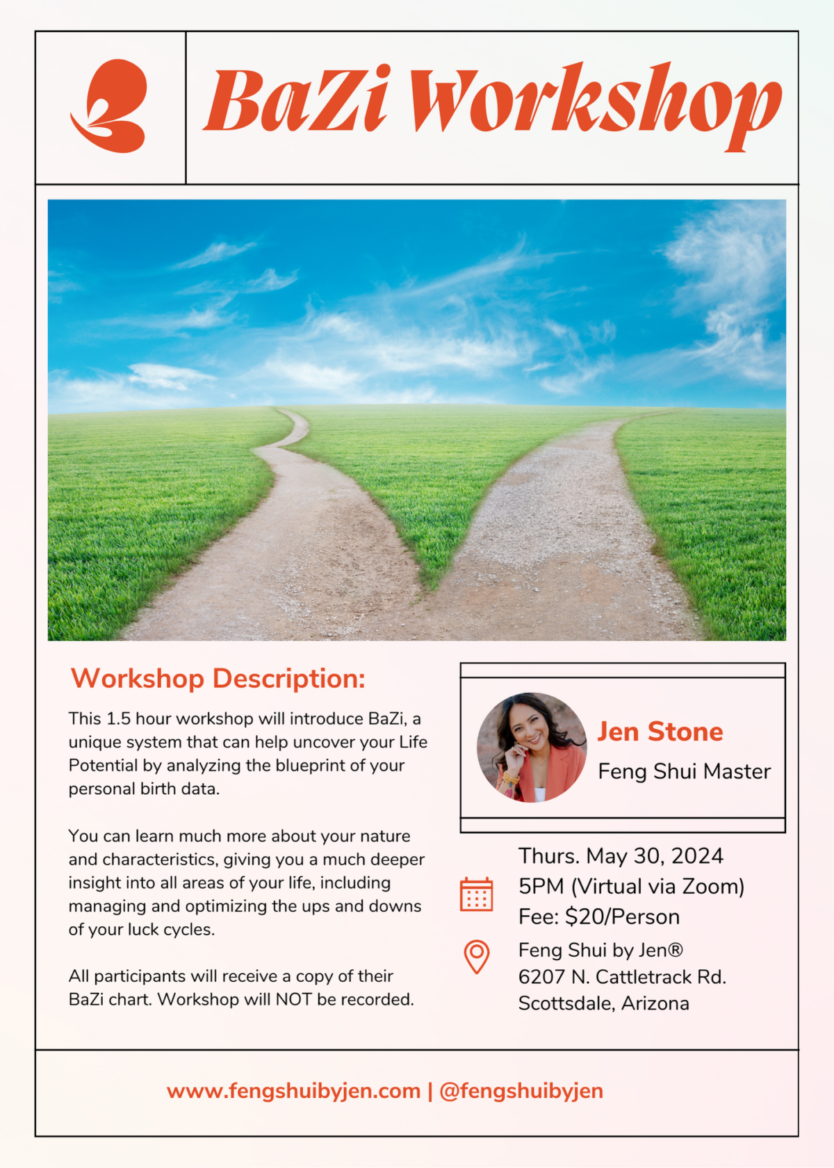 Calendar of Events – Feng Shui By Jen®